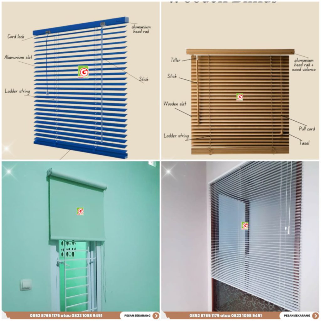 Jual Gorden Kantor di Jakarta - Tirai Window Blind - Gudang Gorden
